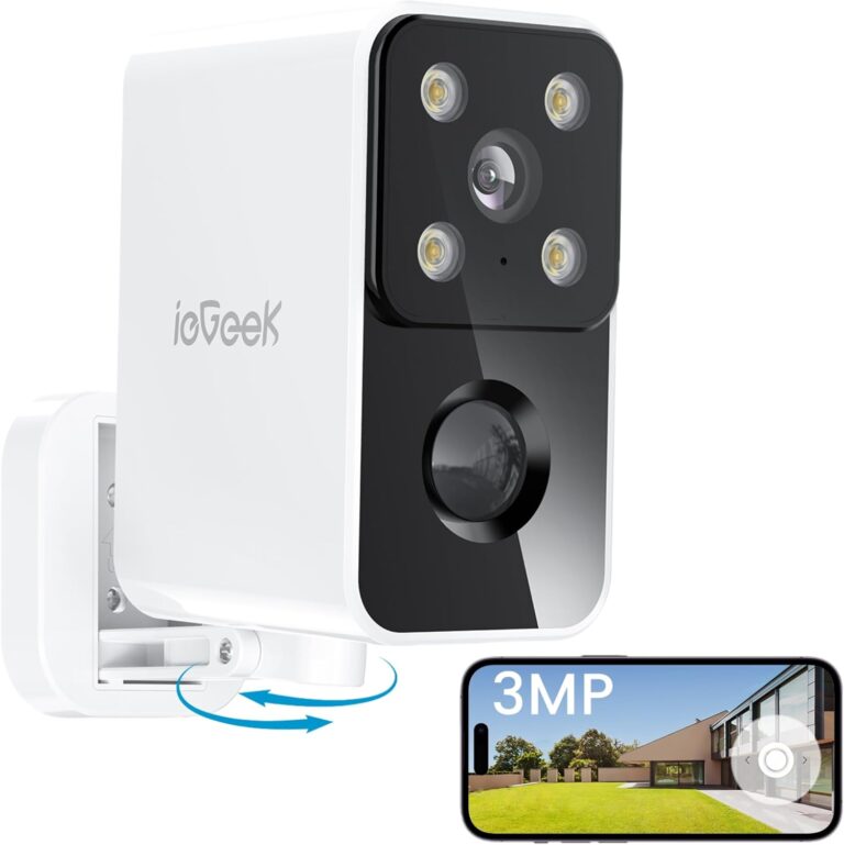 Caméra de surveillance extérieure Wi-Fi, solaire ou filaire